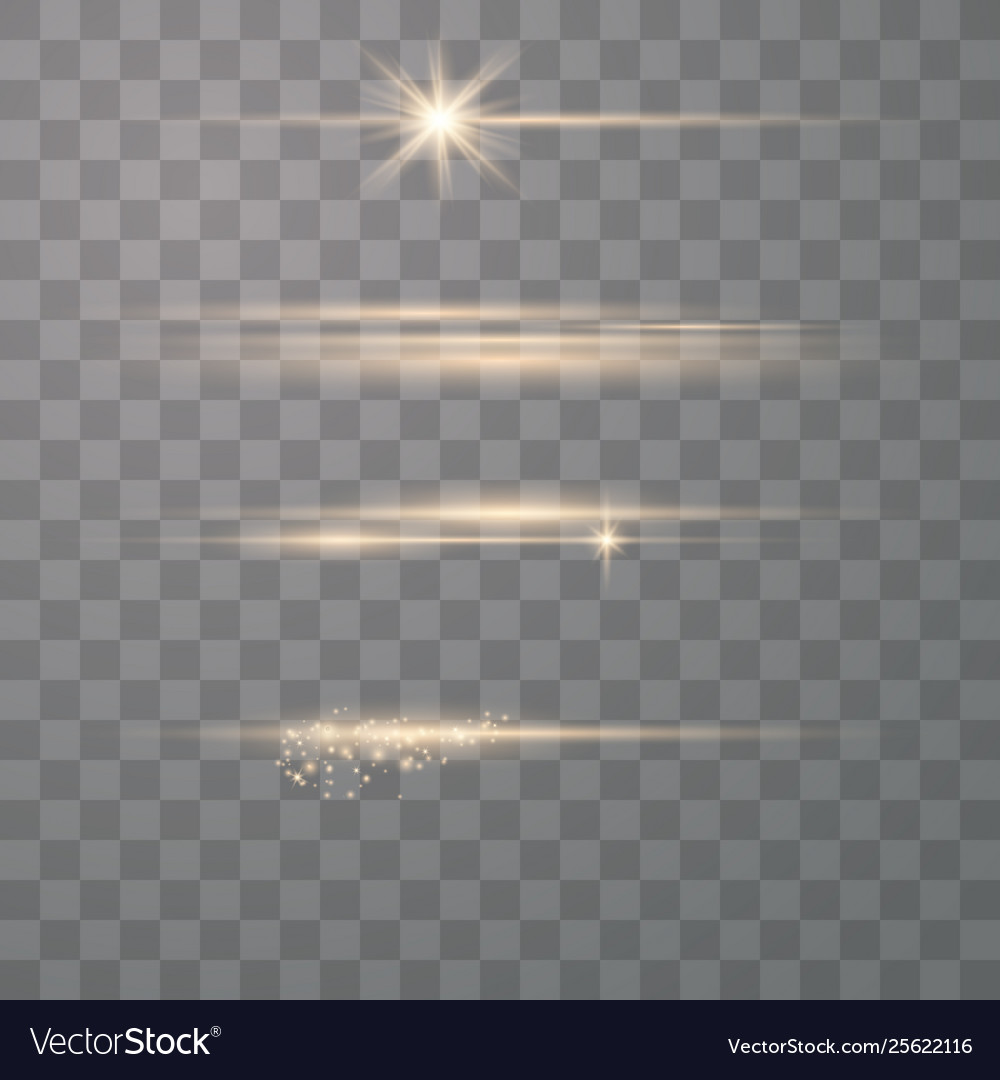 Realistic lens flare elements Royalty Free Vector Image