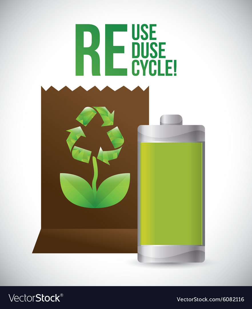 Recycle design Royalty Free Vector Image - VectorStock