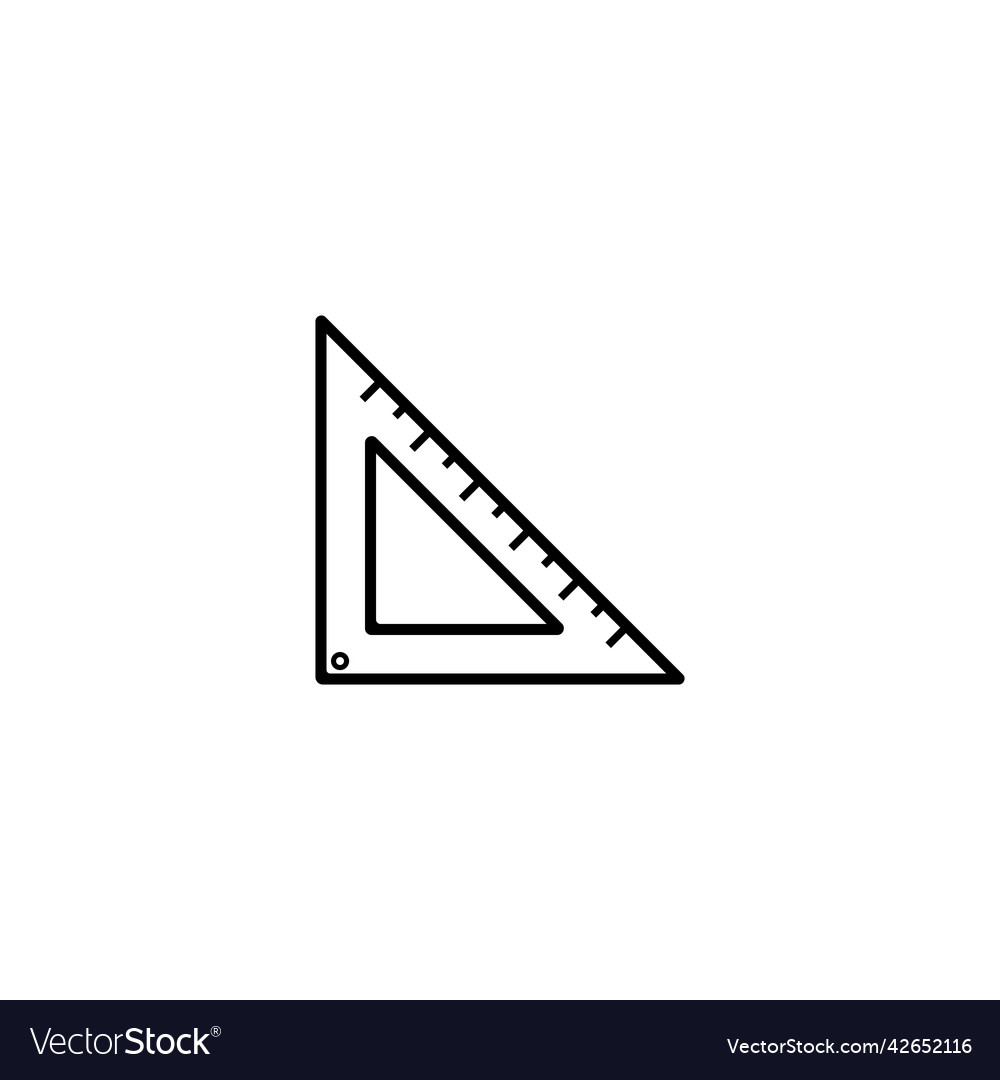 Ruler icon Royalty Free Vector Image - VectorStock