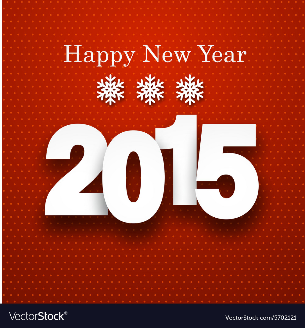 2015 paper sign Royalty Free Vector Image - VectorStock