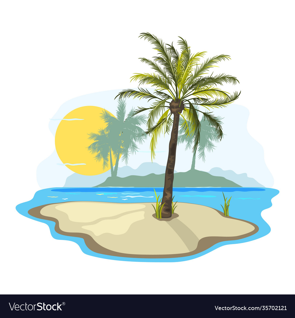 Animated Palm Trees Beach