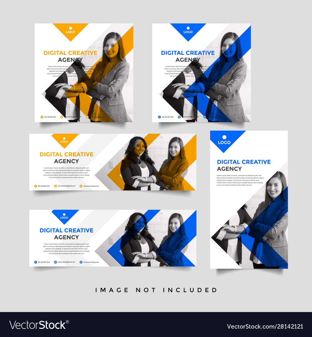 Creative business facebook cover template Vector Image Creative business facebook cover template Vector Image