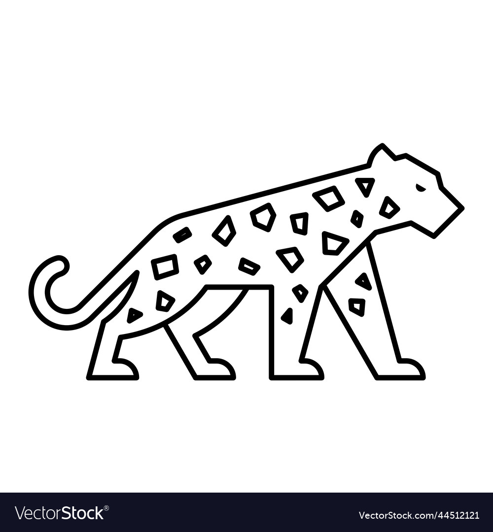 Leopard logo Royalty Free Vector Image - VectorStock