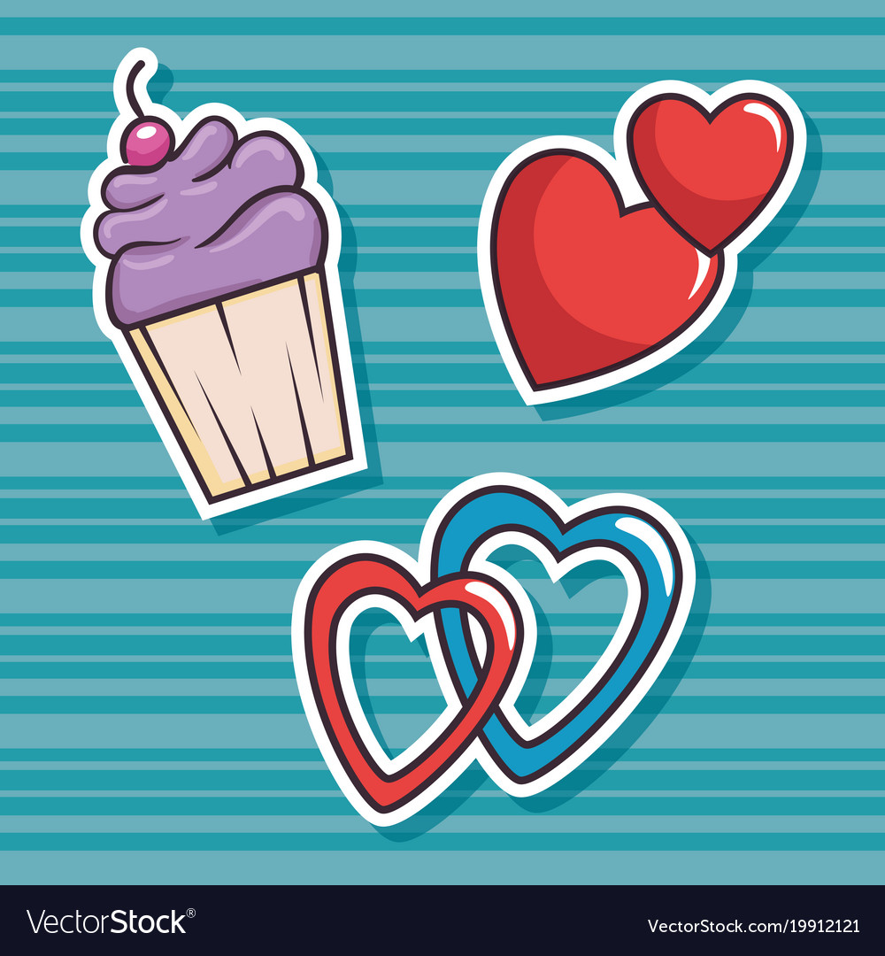 Love cute pop art Royalty Free Vector Image - VectorStock