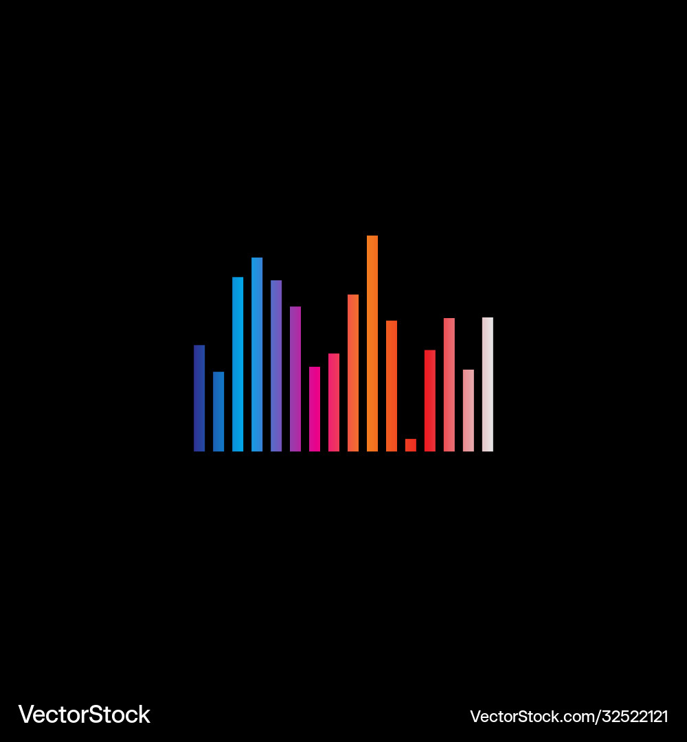 Music wave logo design template Royalty Free Vector Image
