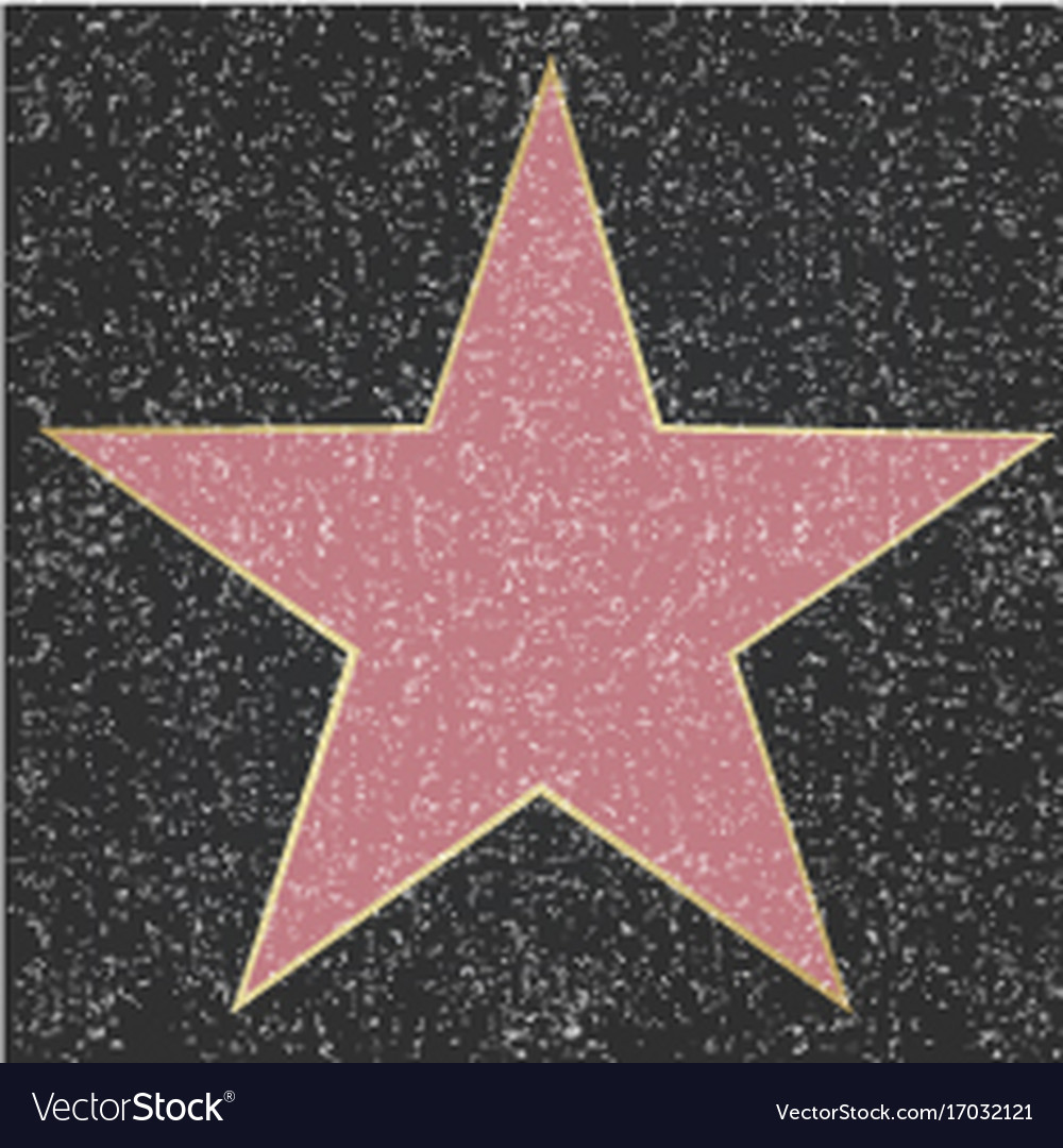 Star with black background Royalty Free Vector Image