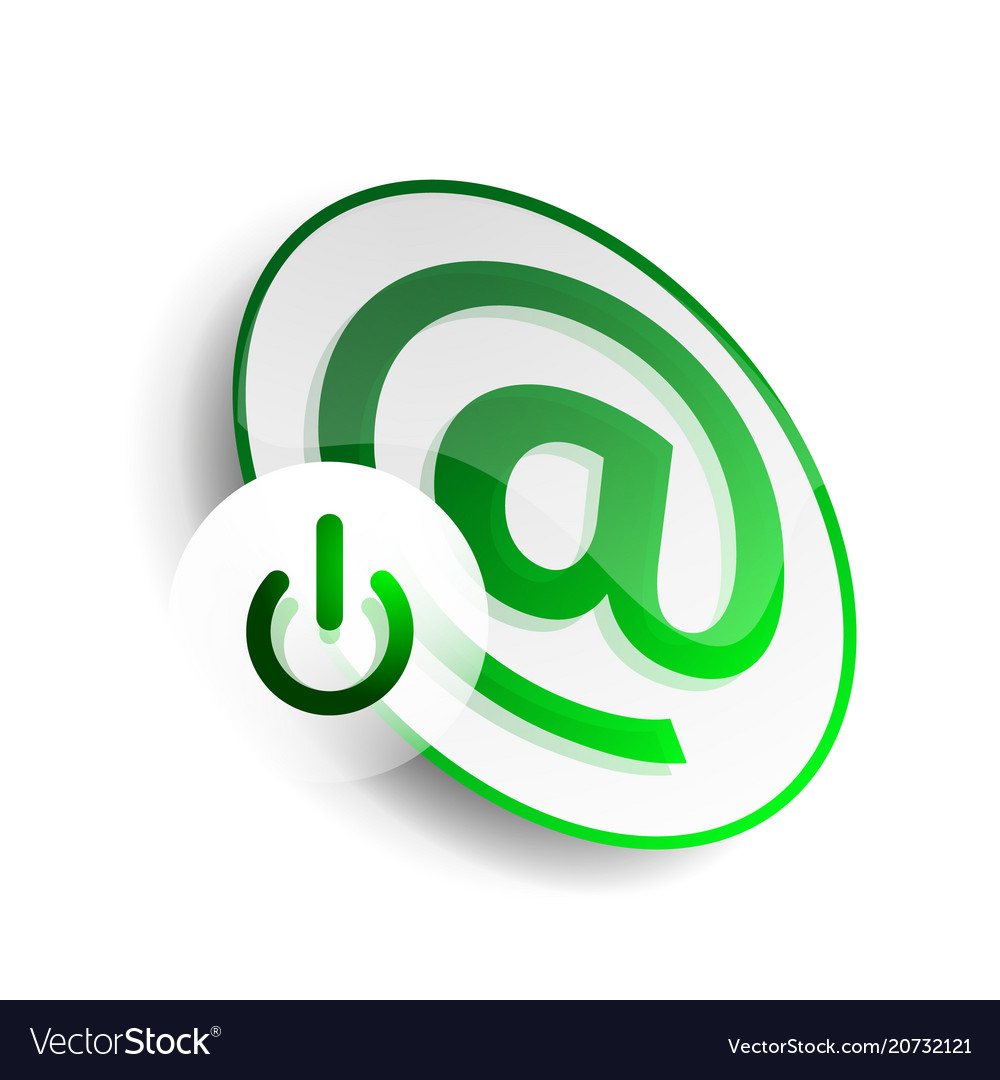 Techno futuristic start power button Royalty Free Vector