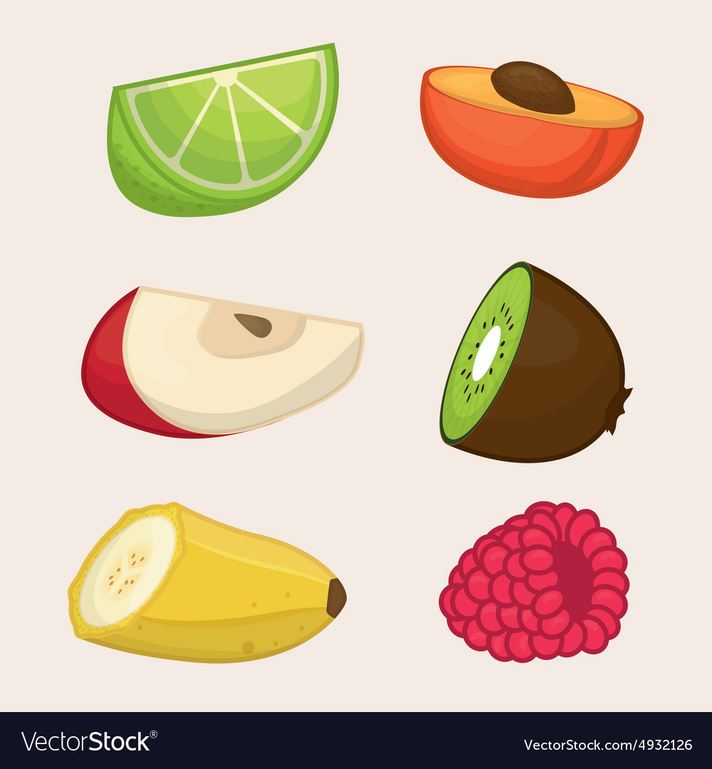 Fruits design Royalty Free Vector Image - VectorStock