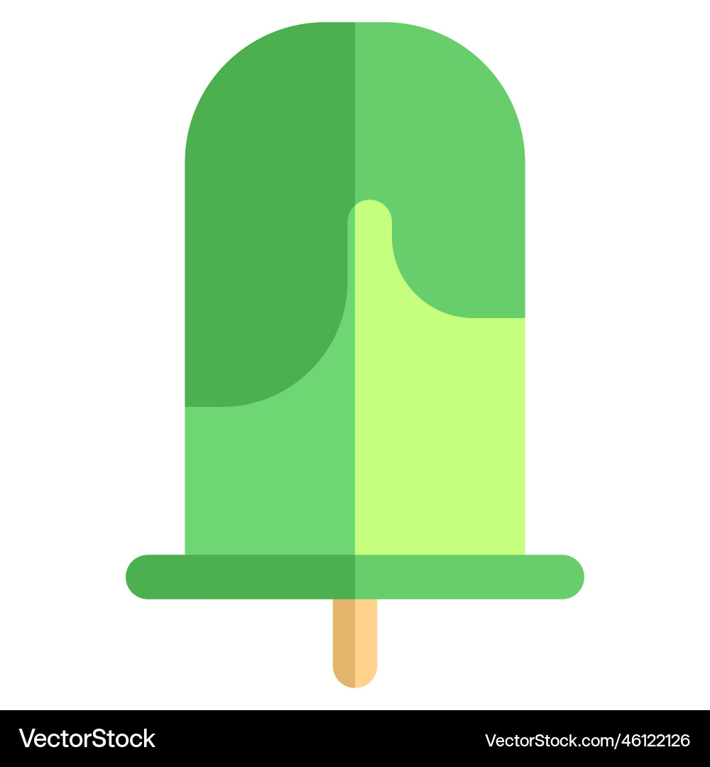 Icey gelato with cream dripping off Royalty Free Vector