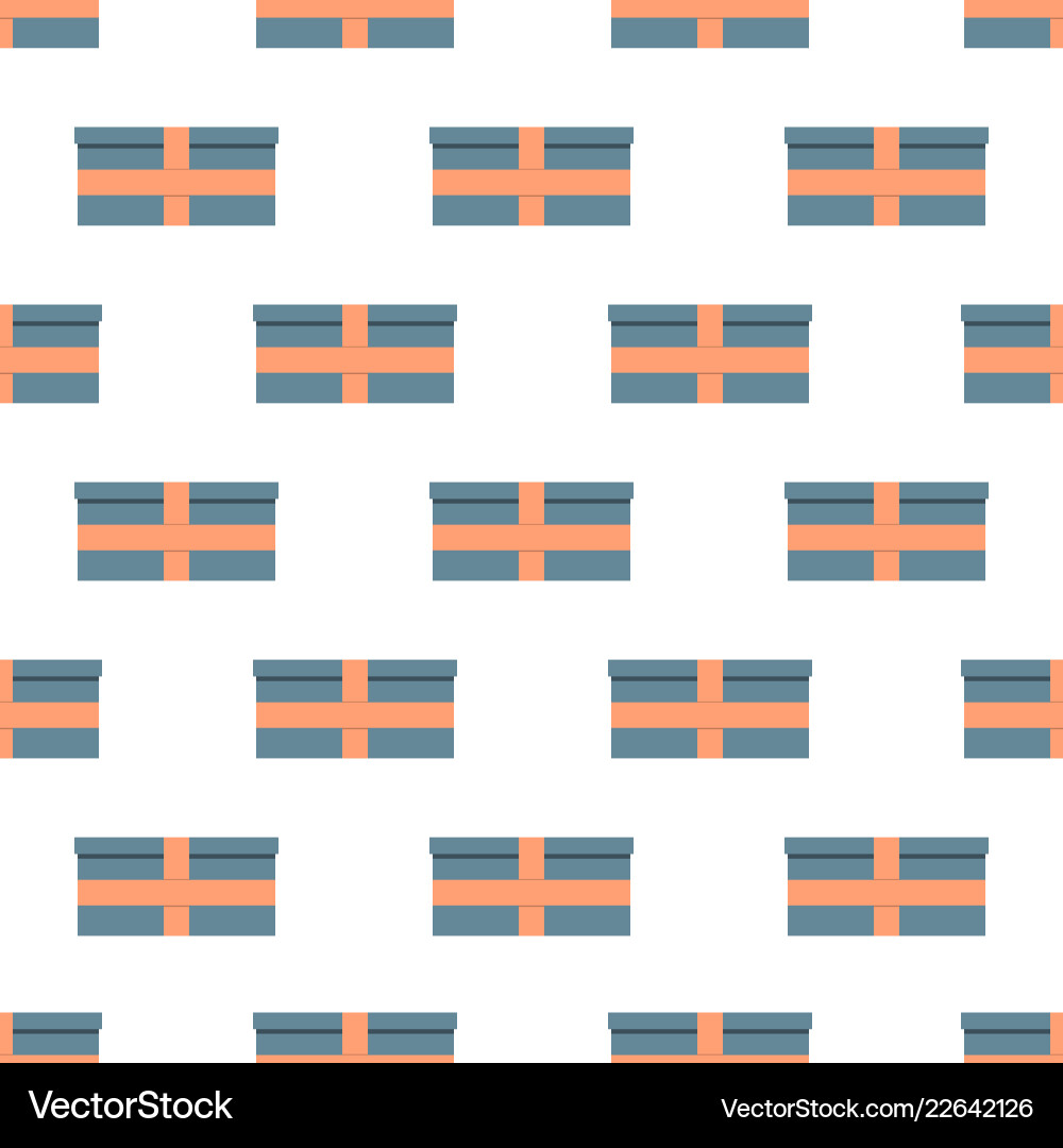 Seamless pattern with gift boxes Royalty Free Vector Image