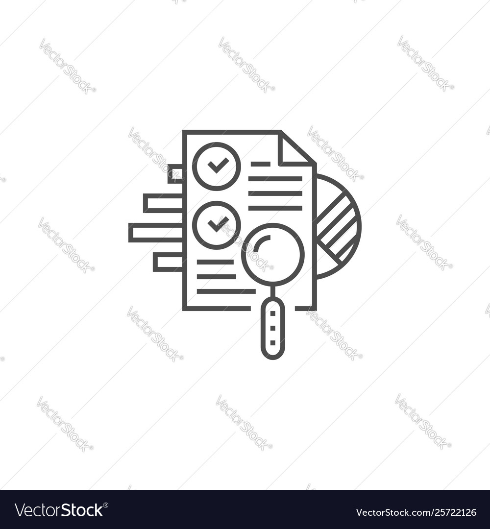 Seo audit line icon Royalty Free Vector Image - VectorStock Seo audit line icon Royalty Free Vector Image - VectorStock