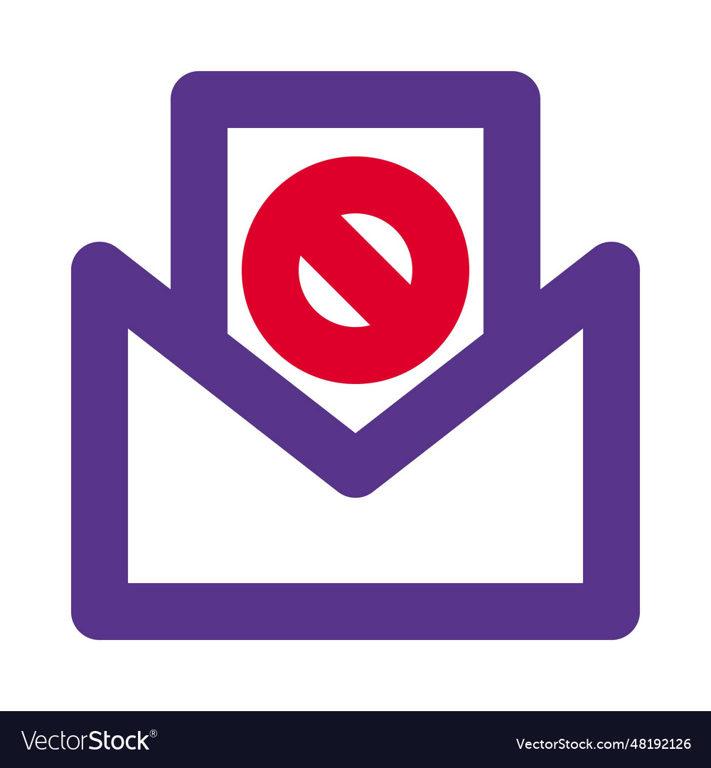 Spam message used for multiple cyber attacks Vector Image