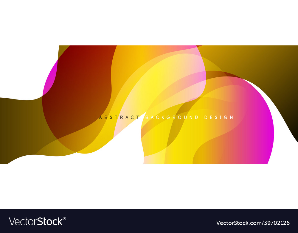 Trendy simple fluid color gradient abstract Vector Image