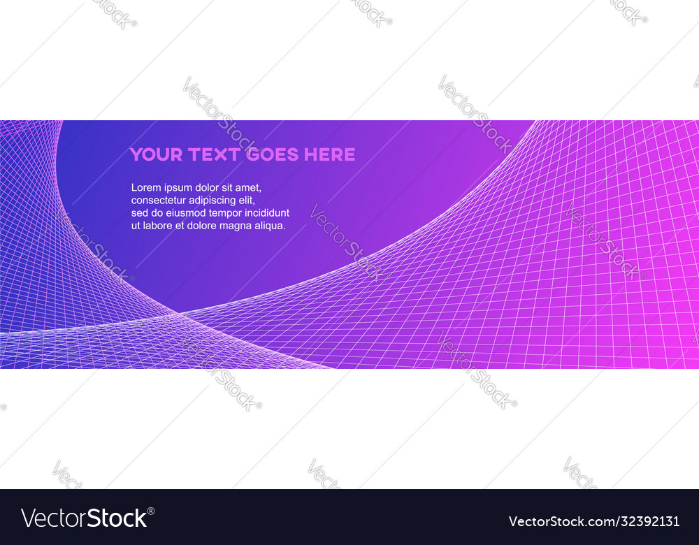 Horizontal layout banner background Royalty Free Vector