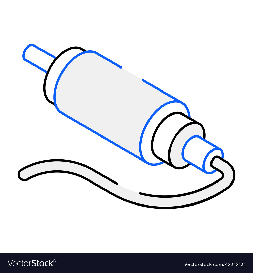 Jack connector Royalty Free Vector Image - VectorStock