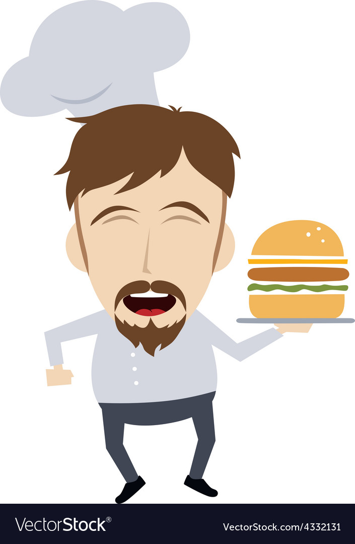 Master chef cartoon Royalty Free Vector Image - VectorStock