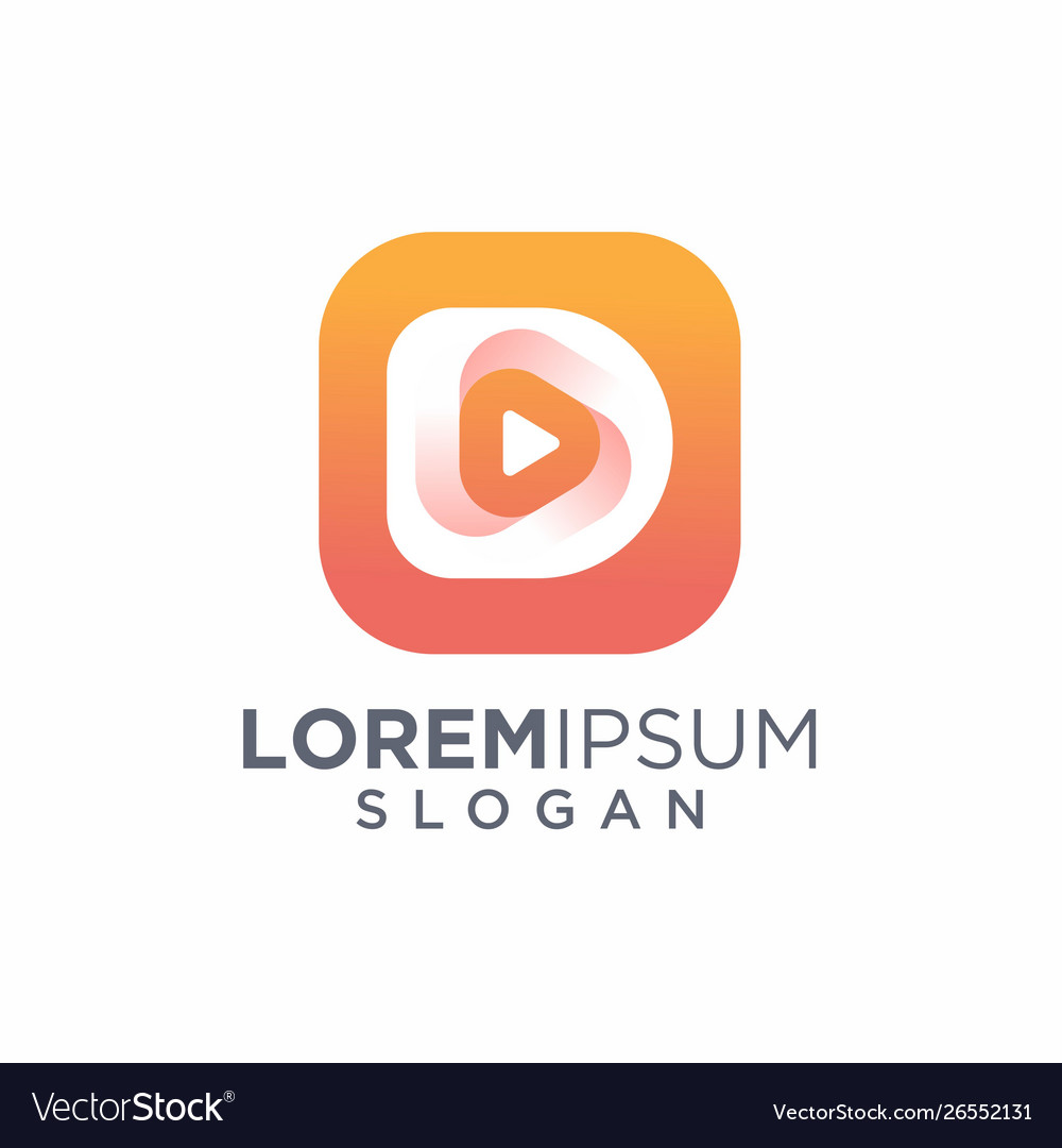 Media logo design Royalty Free Vector Image - VectorStock