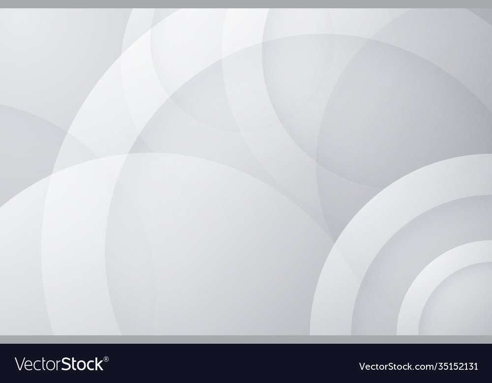 Modern gray backgrounds abstract 3d circle Vector Image