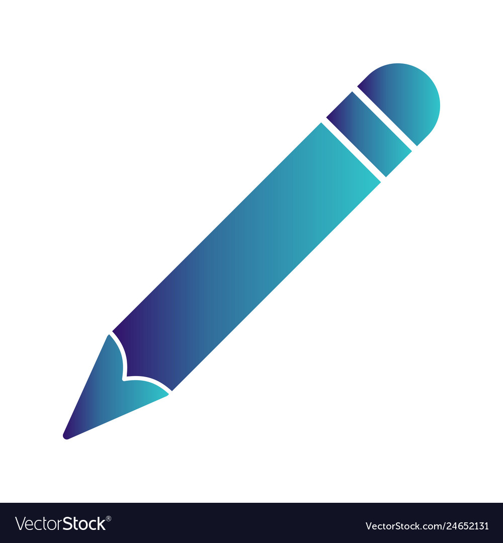 Pencil icon Royalty Free Vector Image - VectorStock