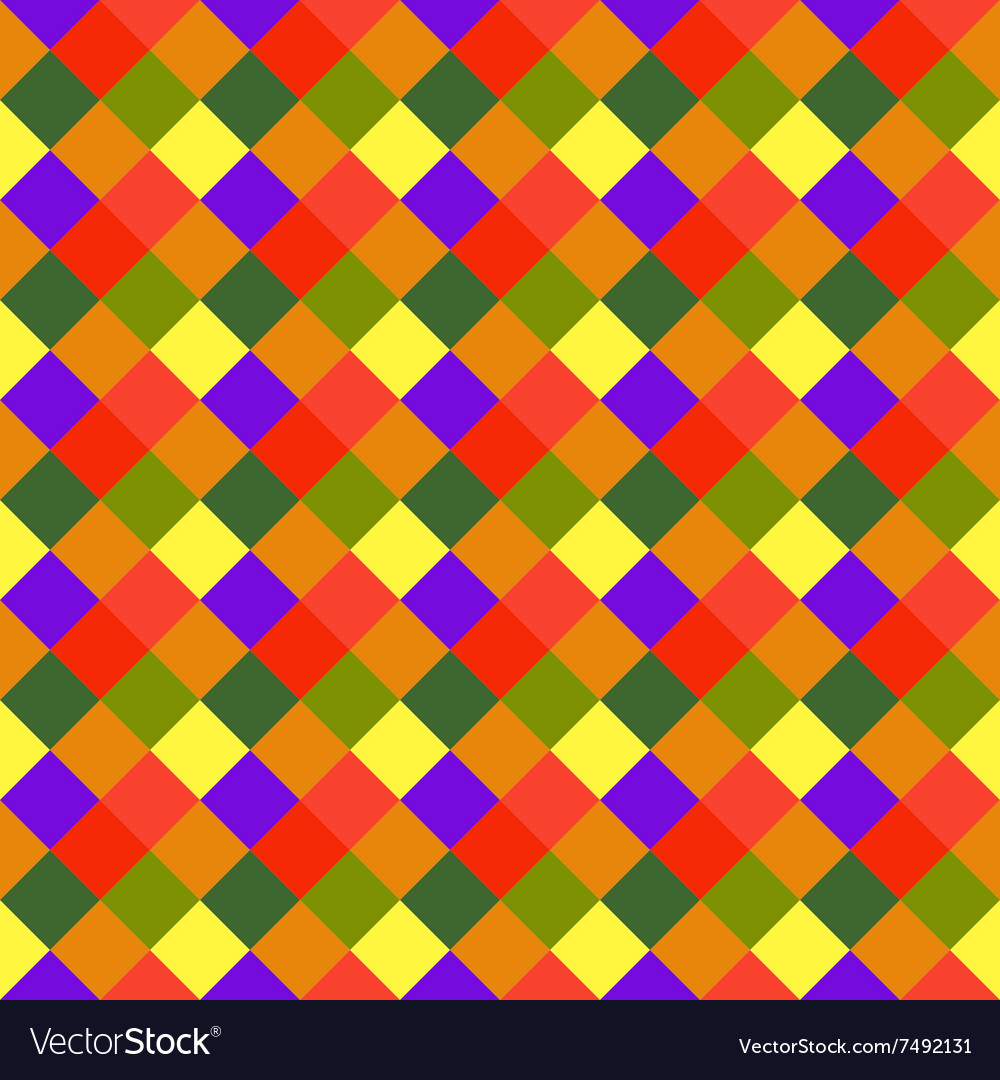 Seamless geometric pattern diagonal square Vector Image