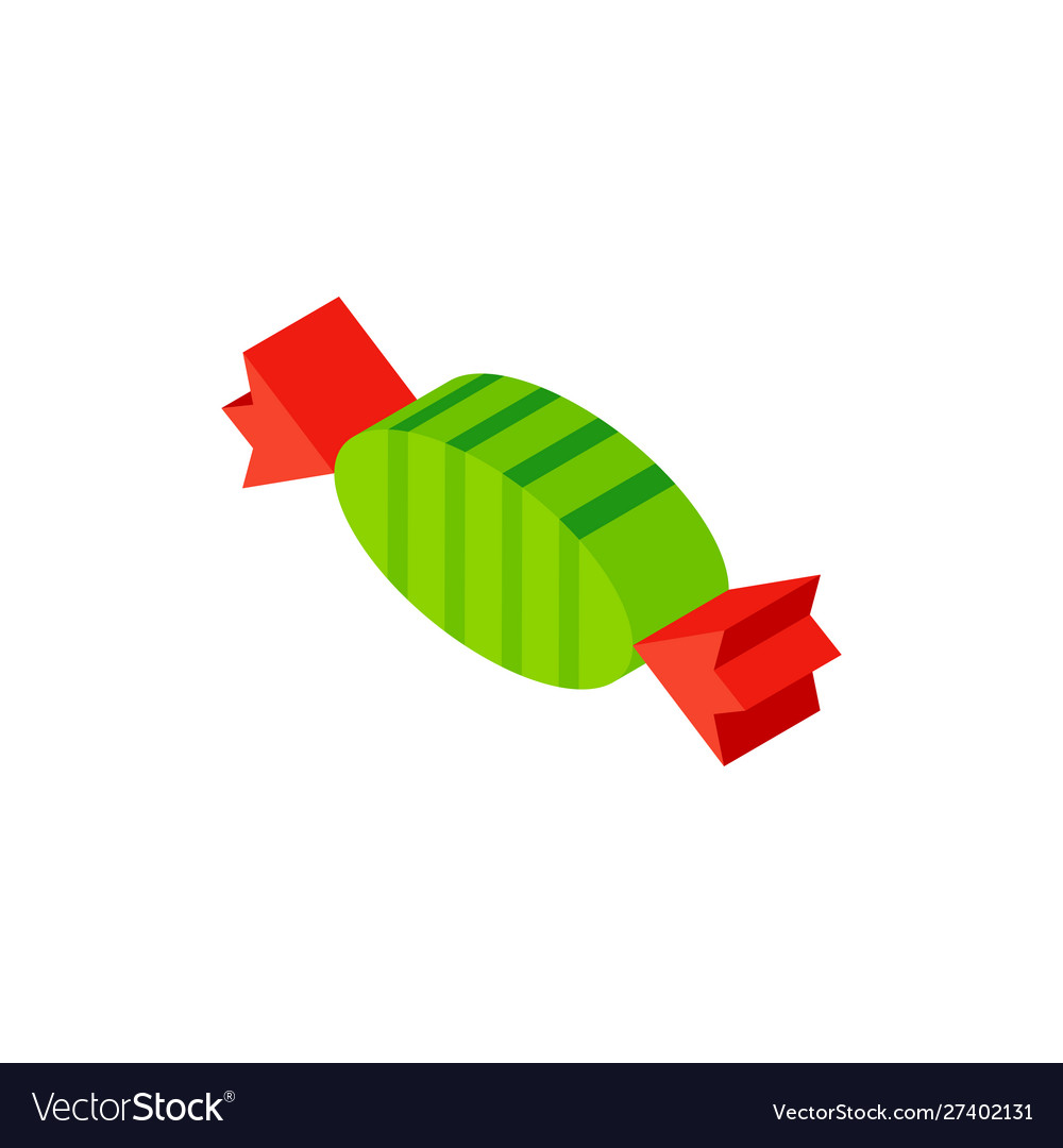 Sweet candy isometric object Royalty Free Vector Image