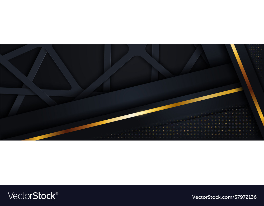 Abstract dark background with geometric shape Vector Image