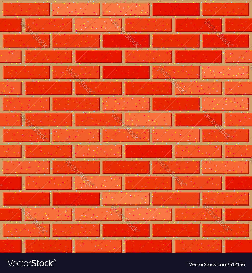 Brick wall Royalty Free Vector Image - VectorStock