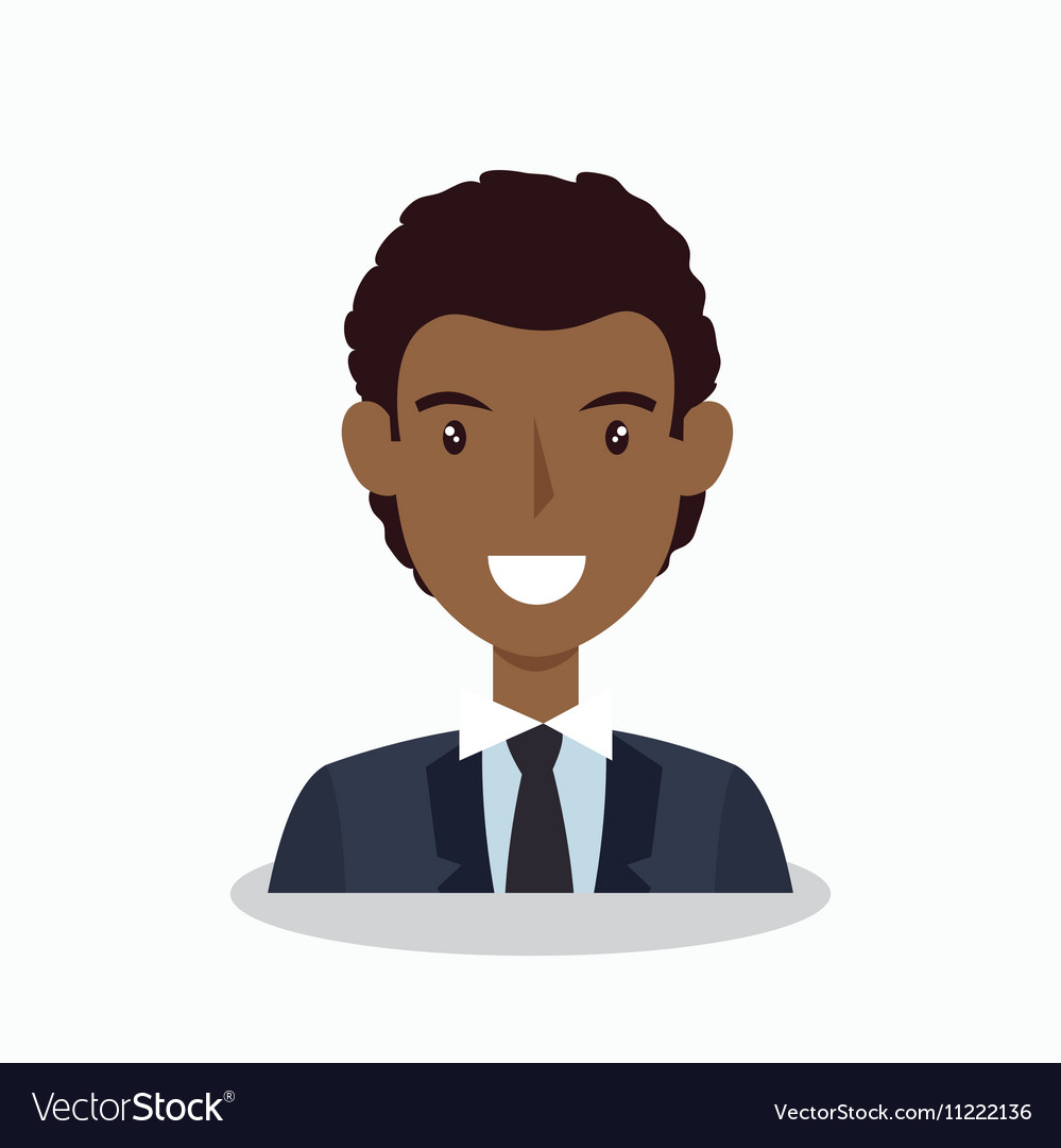 Businessman avatar elegant icon Royalty Free Vector Image Businessman avatar elegant icon Royalty Free Vector Image