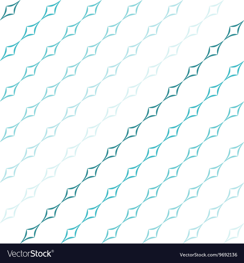 Curved diamonds pattern Royalty Free Vector Image