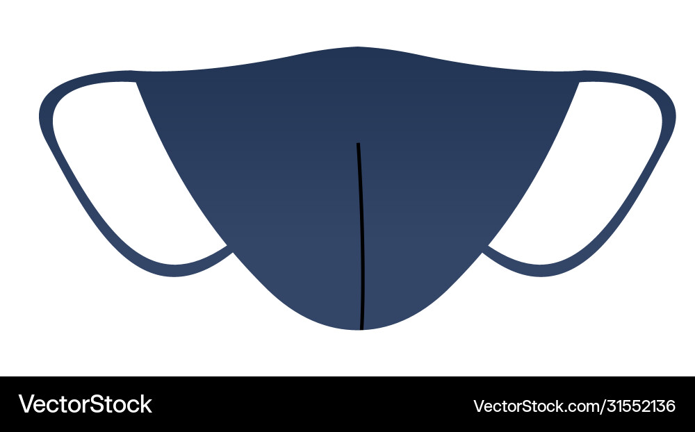 Medical face mask protection against germs Vector Image