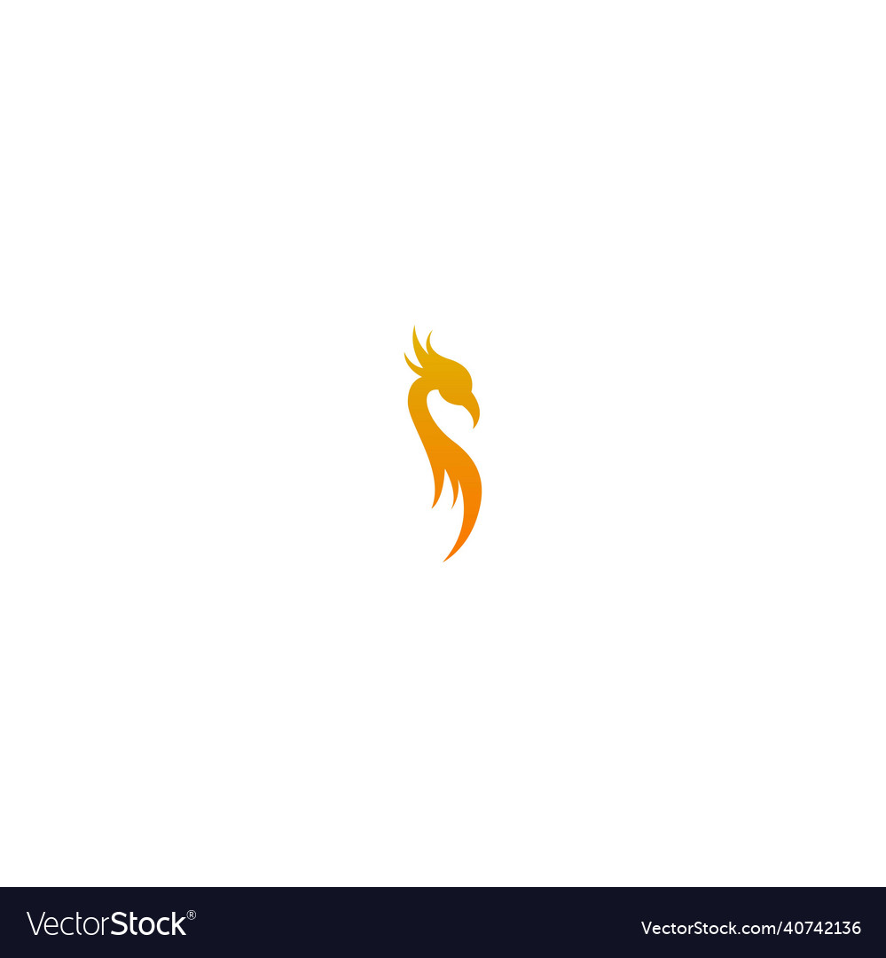 Phoenix logo icon design template Royalty Free Vector Image