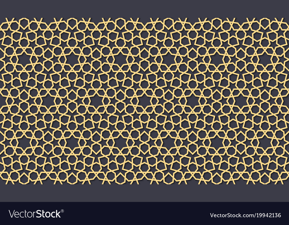 Seamless pattern in authentic arabian style Vector Image