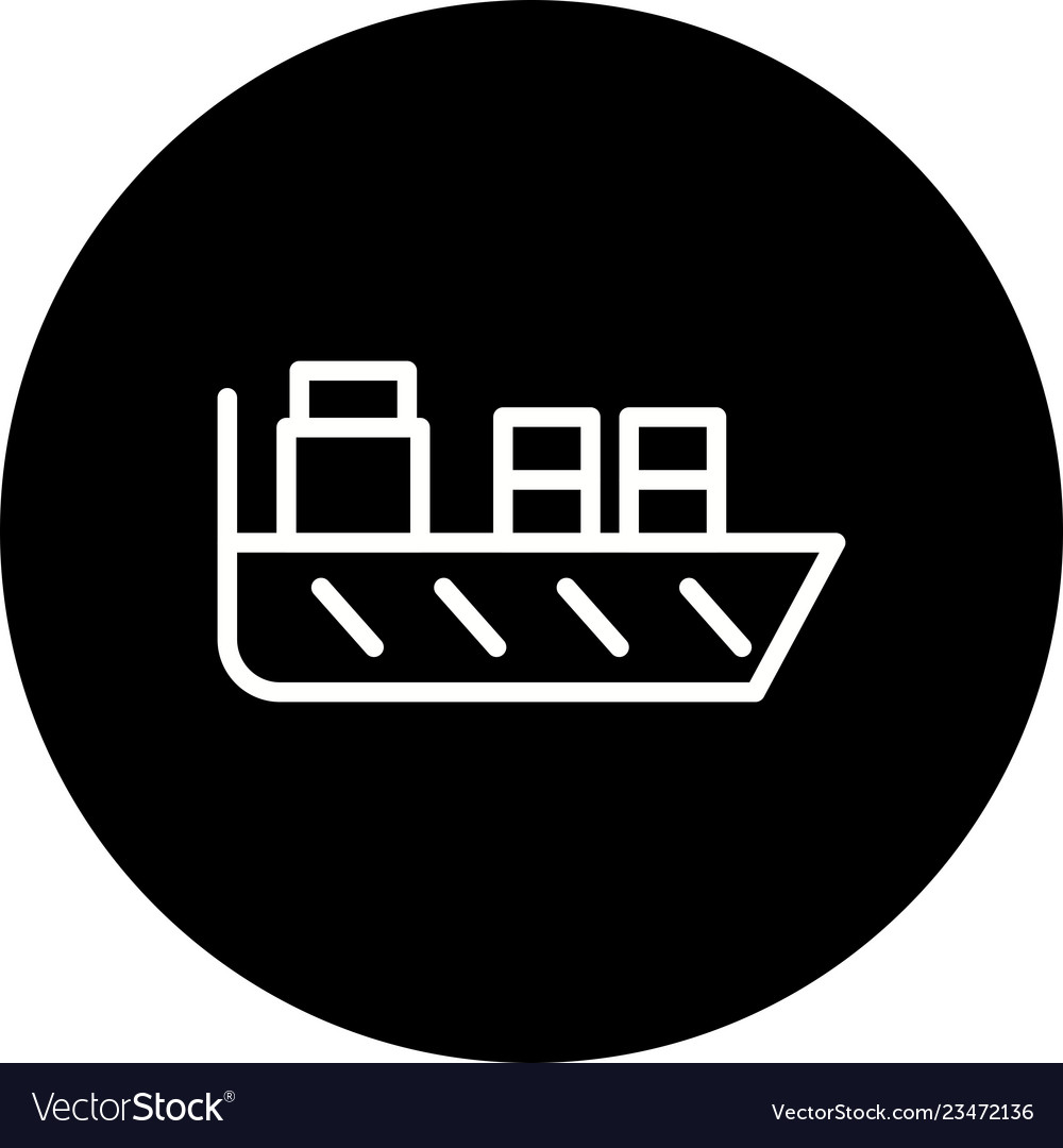 Ship icon Royalty Free Vector Image - VectorStock
