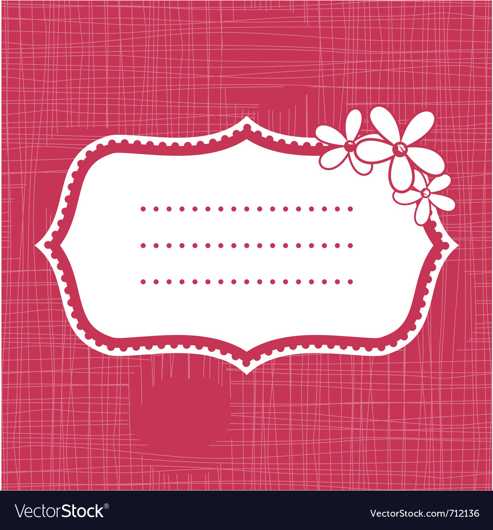 Vintage document frame Royalty Free Vector Image