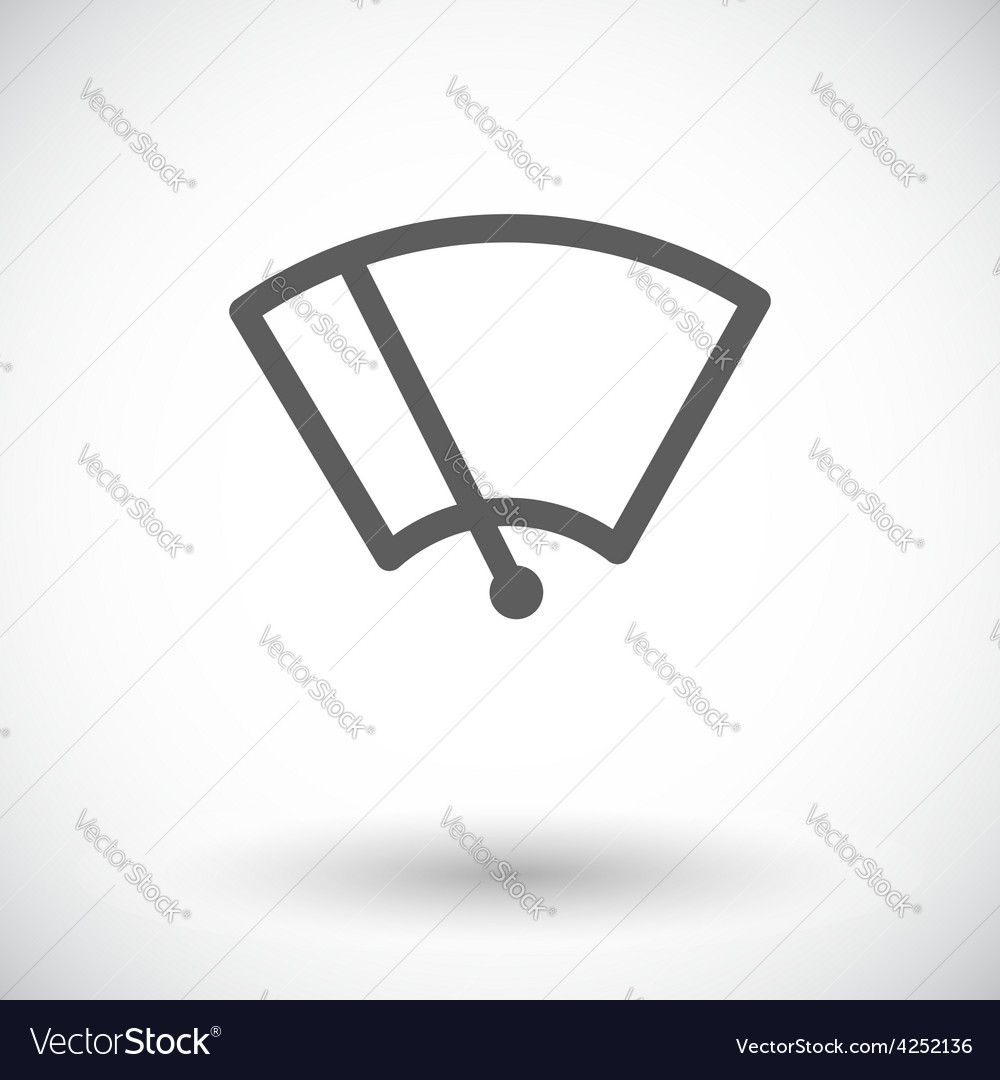 Windsield washer Royalty Free Vector Image - VectorStock