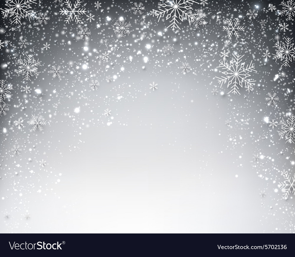 Winter starry christmas background Royalty Free Vector Image