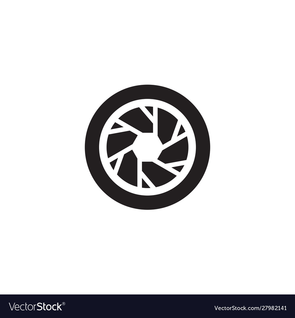 Car wheel icon design template isolated Royalty Free Vector