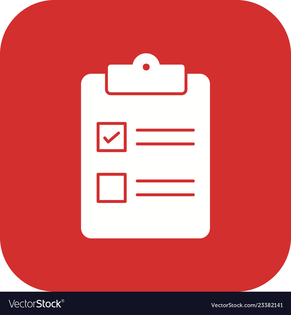 Checklist icon Royalty Free Vector Image - VectorStock