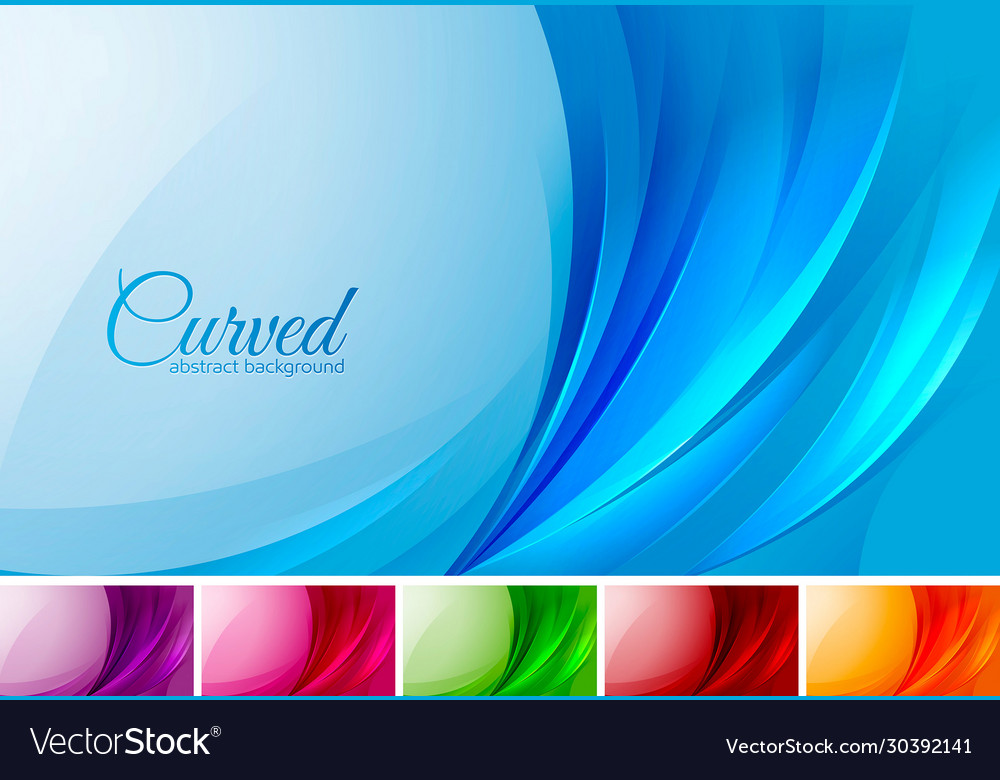 Curved abstract background Royalty Free Vector Image