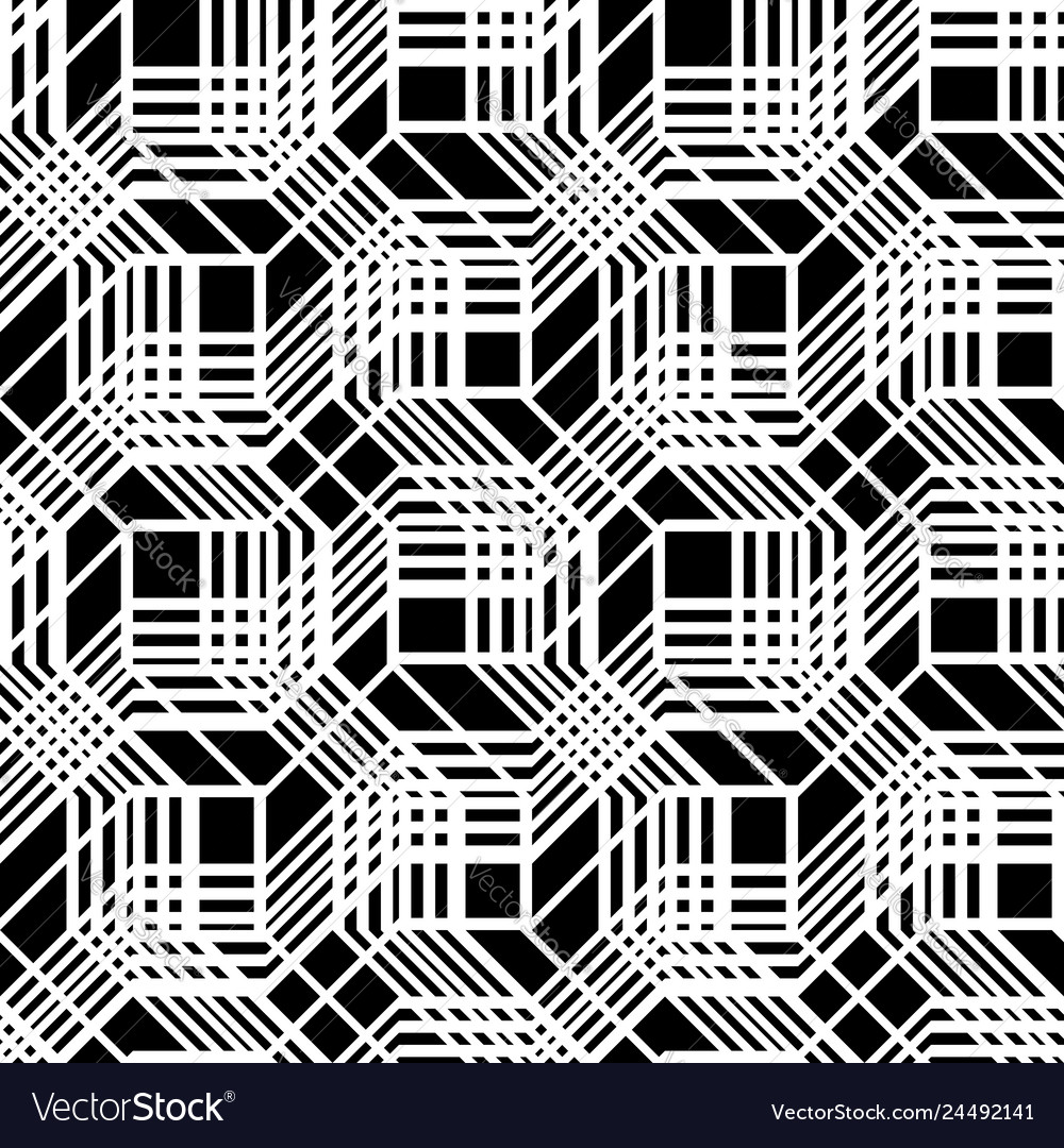 Design seamless monochrome grating pattern Vector Image