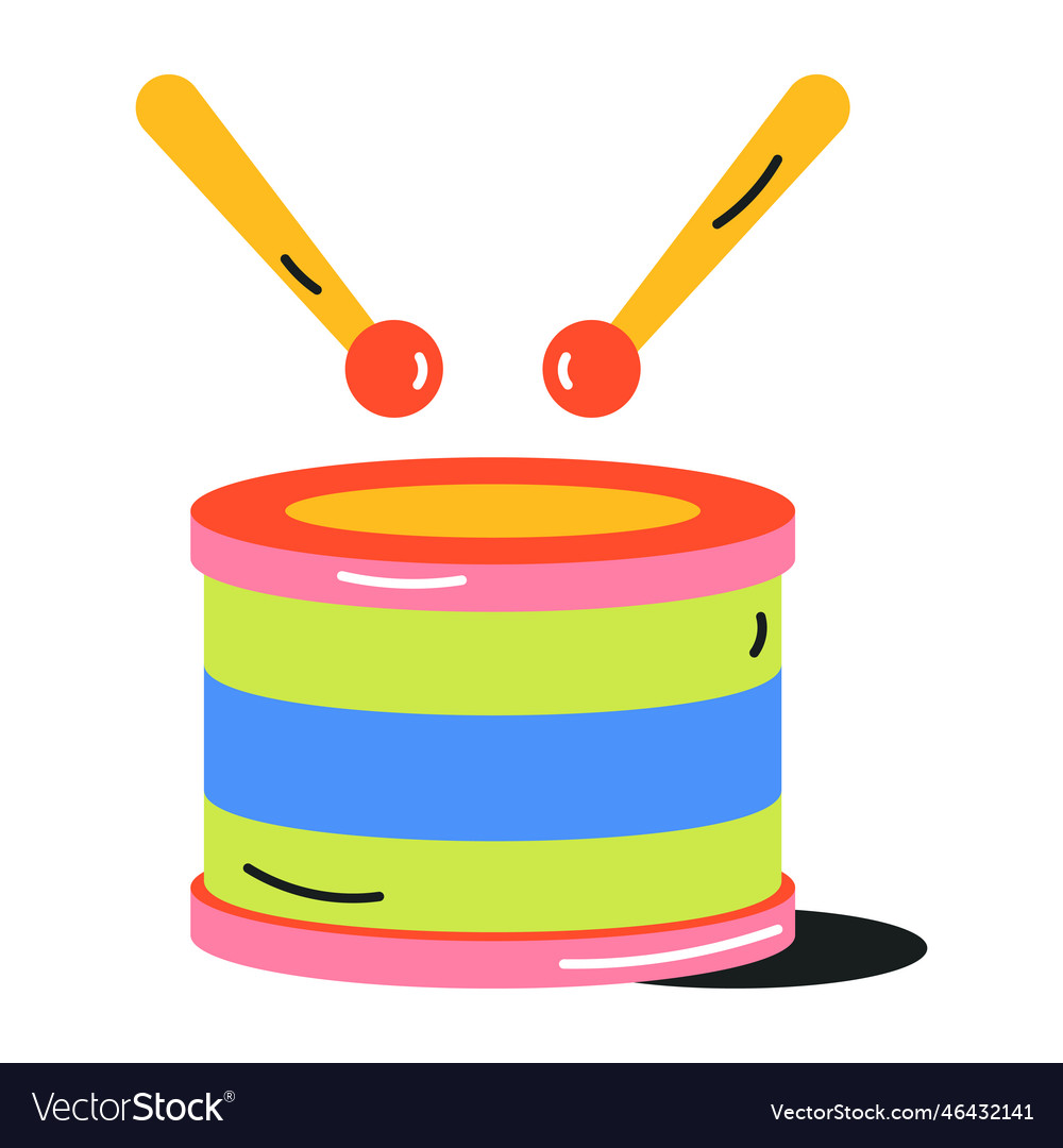 Drum music Royalty Free Vector Image - VectorStock