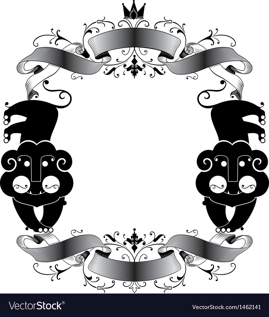 Lion frame Royalty Free Vector Image - VectorStock