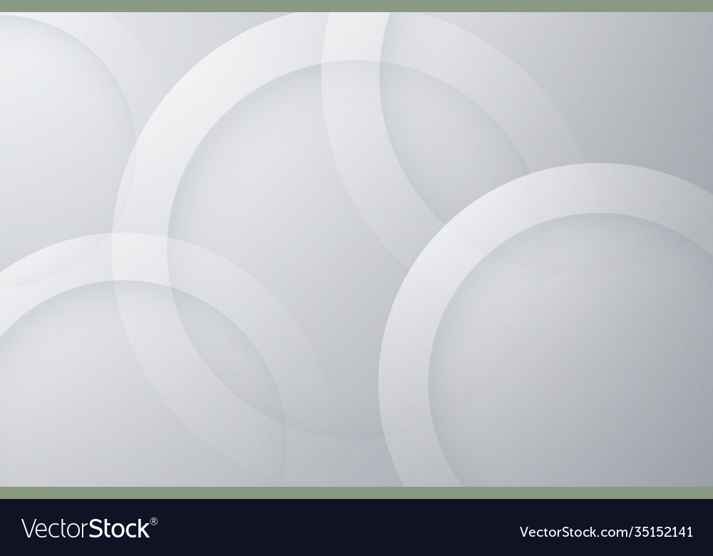 Modern gray backgrounds abstract 3d circle Vector Image