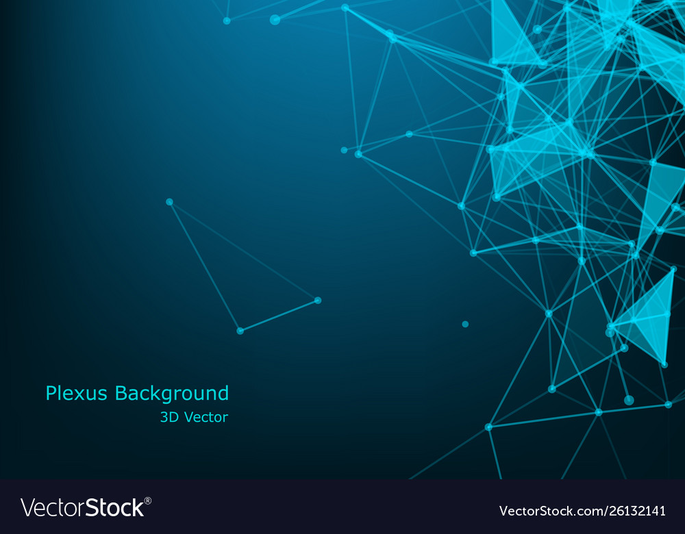 Network connection dots and lines technology Vector Image