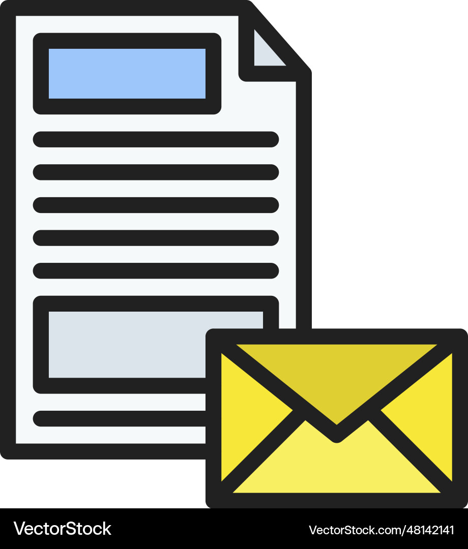 Project message icon image Royalty Free Vector Image