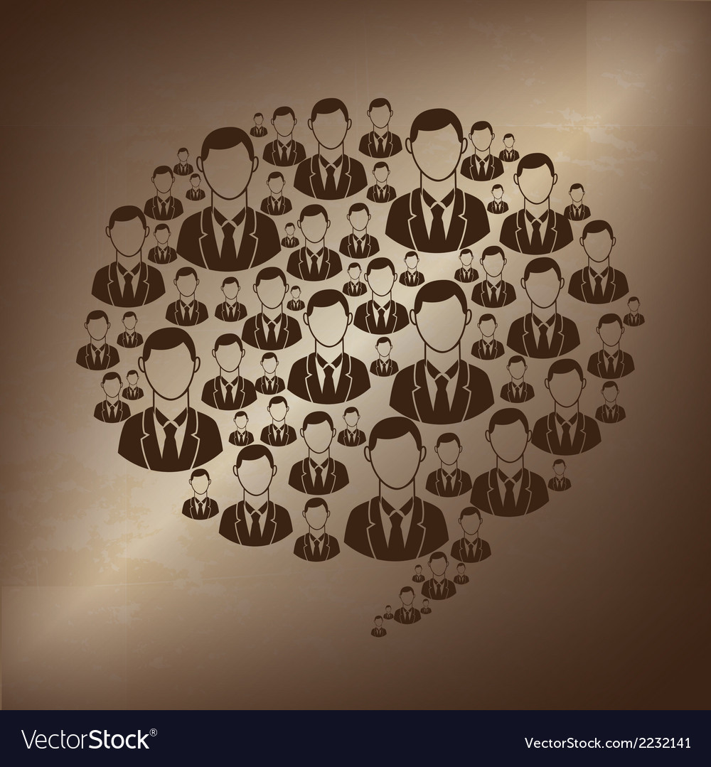 Teamwork design over bronze background Royalty Free Vector