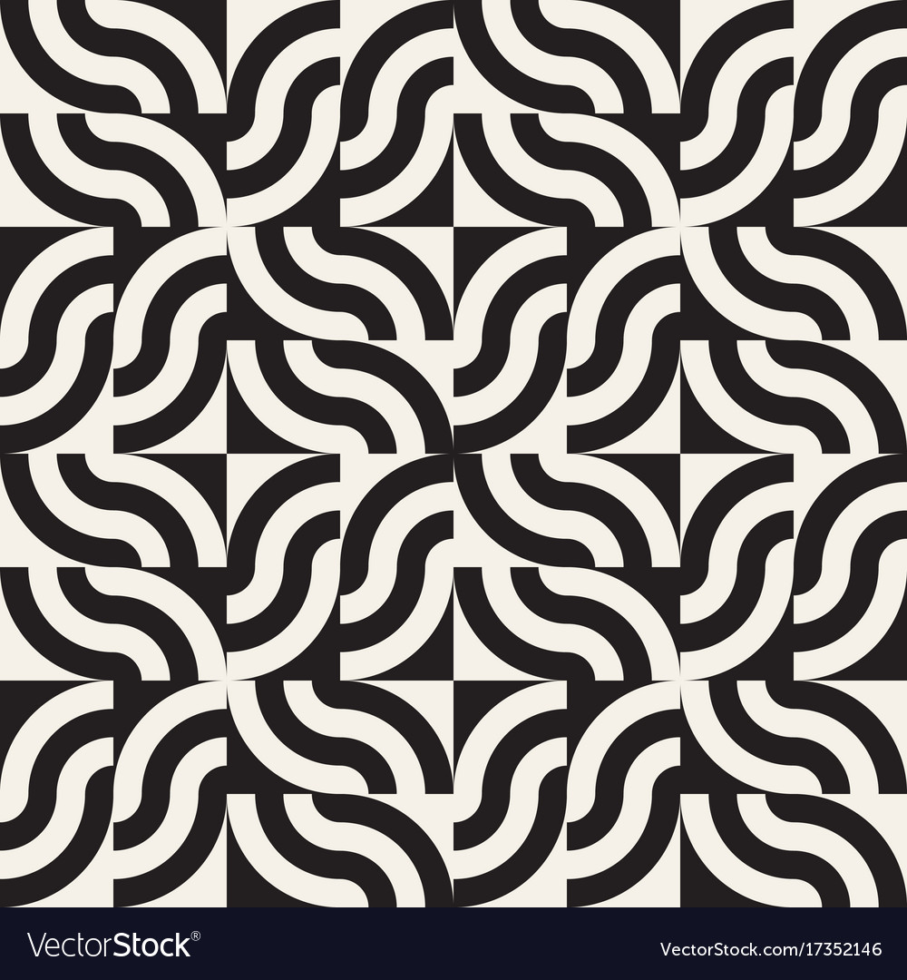Abstract geometric pattern with stripes lines Vector Image