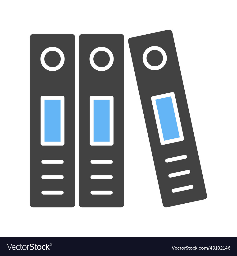 Binder icon image Royalty Free Vector Image - VectorStock