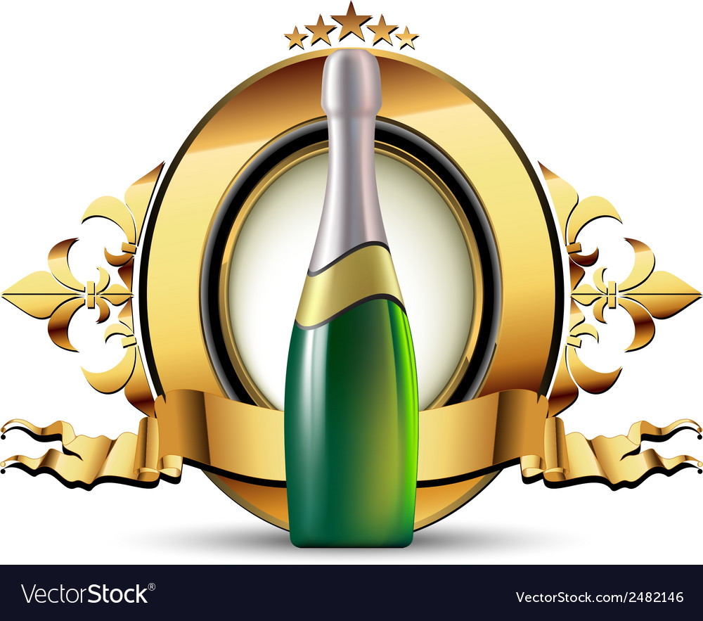 Champagne Royalty Free Vector Image - VectorStock