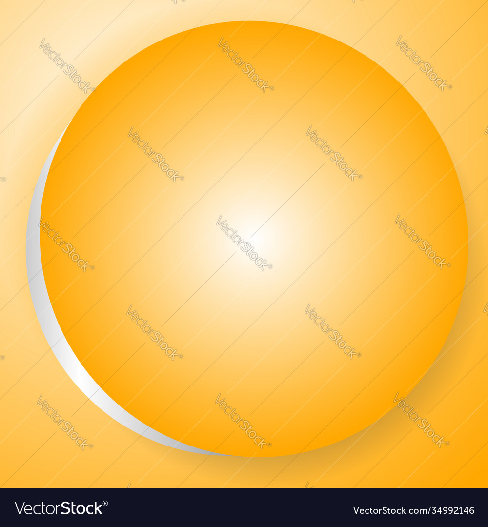 Circle orb sphere with blank empty space Vector Image